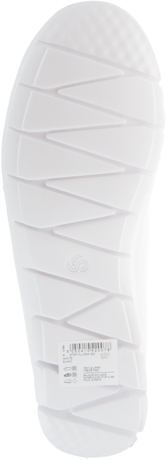 Clarks Step Allena Go White 26150481 - Everyday Shoes - Humphries Shoes