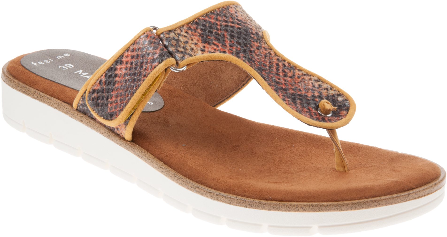 Marco Tozzi 27101-24 Saffron Multi 27101-24 684 - Toe Post Sandals ...