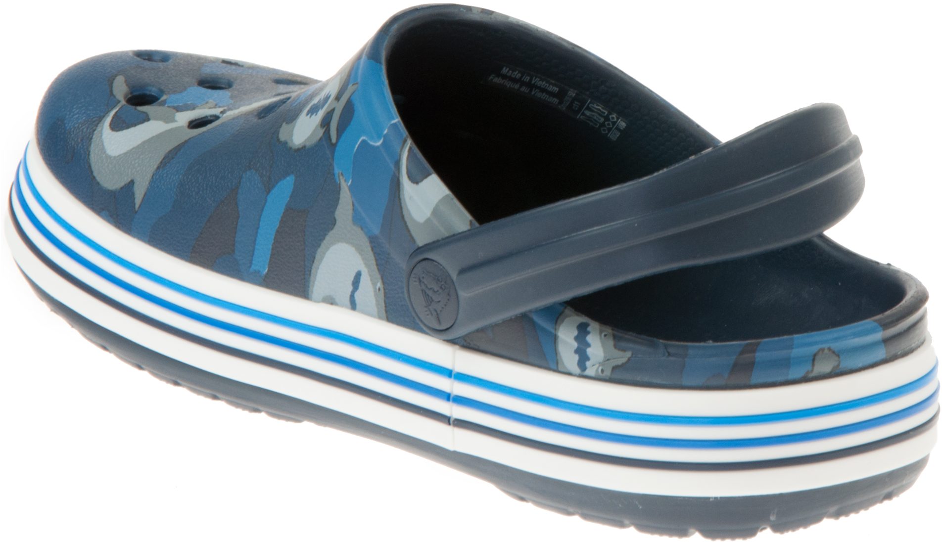 Crocs Crocband Shark Clog Navy 206152-410 - Boys Shoes - Humphries Shoes