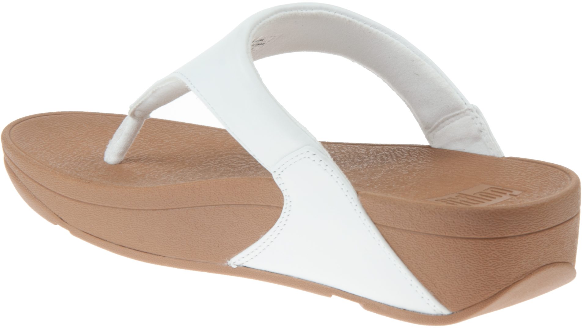 FitFlop Lulu Leather White I88-024 - Toe Post Sandals - Humphries Shoes