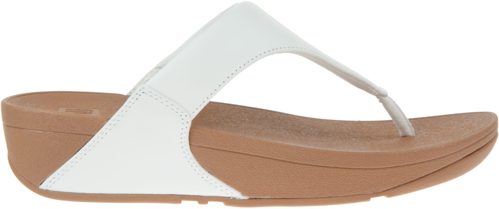 FitFlop Lulu Leather White I88-024 - Toe Post Sandals - Humphries Shoes