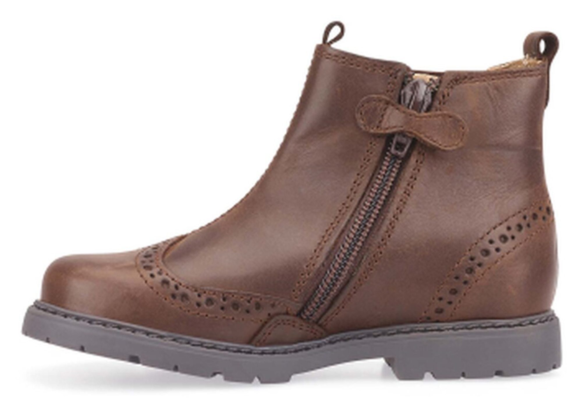 Start-Rite Chelsea Brown Leather 1727_0 - Boys Boots - Humphries Shoes