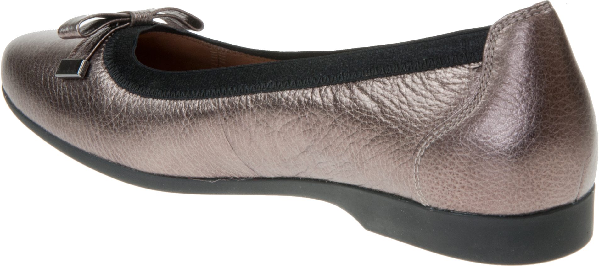 Clarks Un Darcey Bow Pebble Metalic 26151516 - Everyday Shoes ...