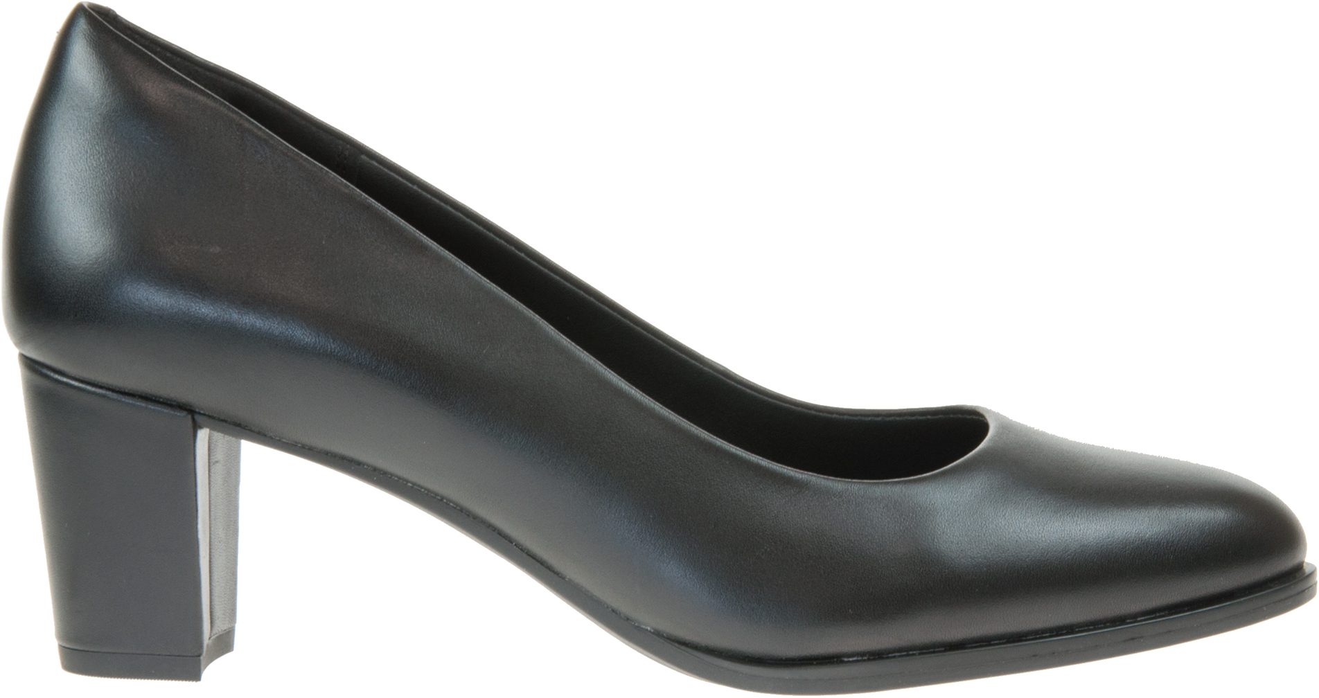 Clarks Kaylin 60 Court 2 Black Leather 26154704 - Court Shoes ...