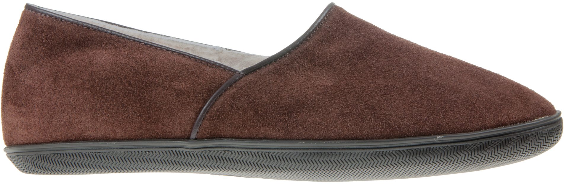 Draper of Glastonbury Trevor Brown Suede 22646 - Full Slippers ...