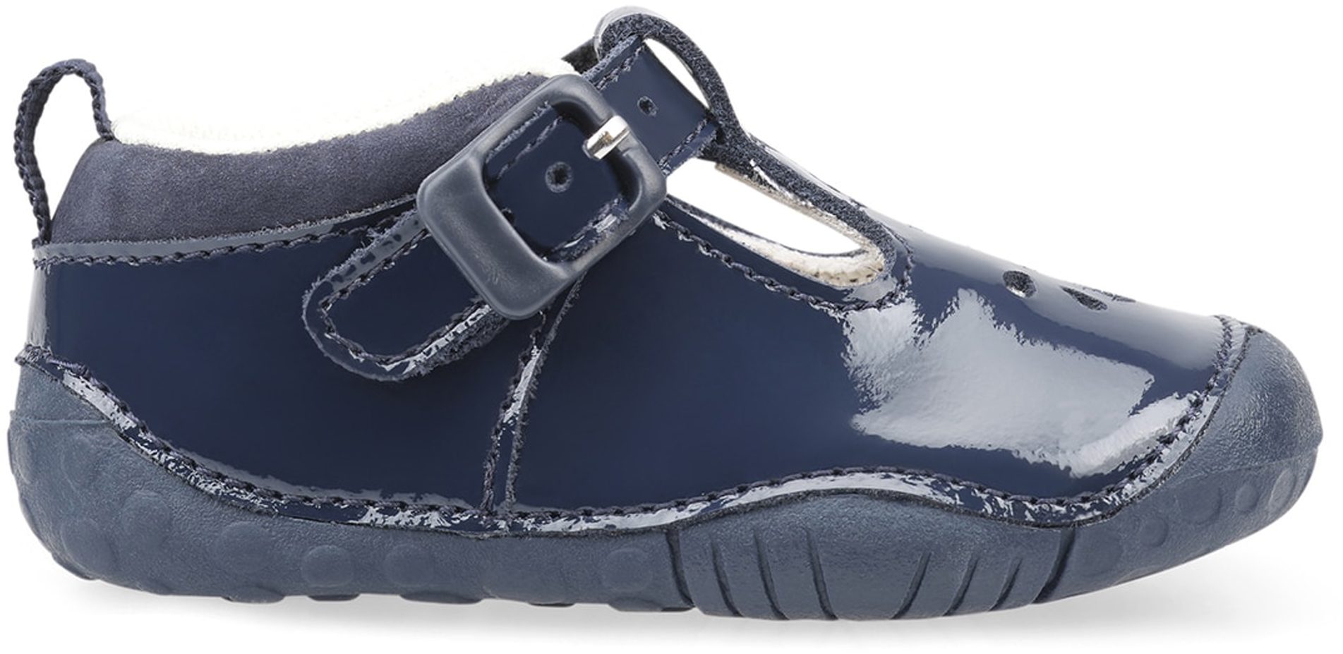 Start-Rite Baby Bubble Navy Patent 0773_9 - Girls Shoes - Humphries Shoes