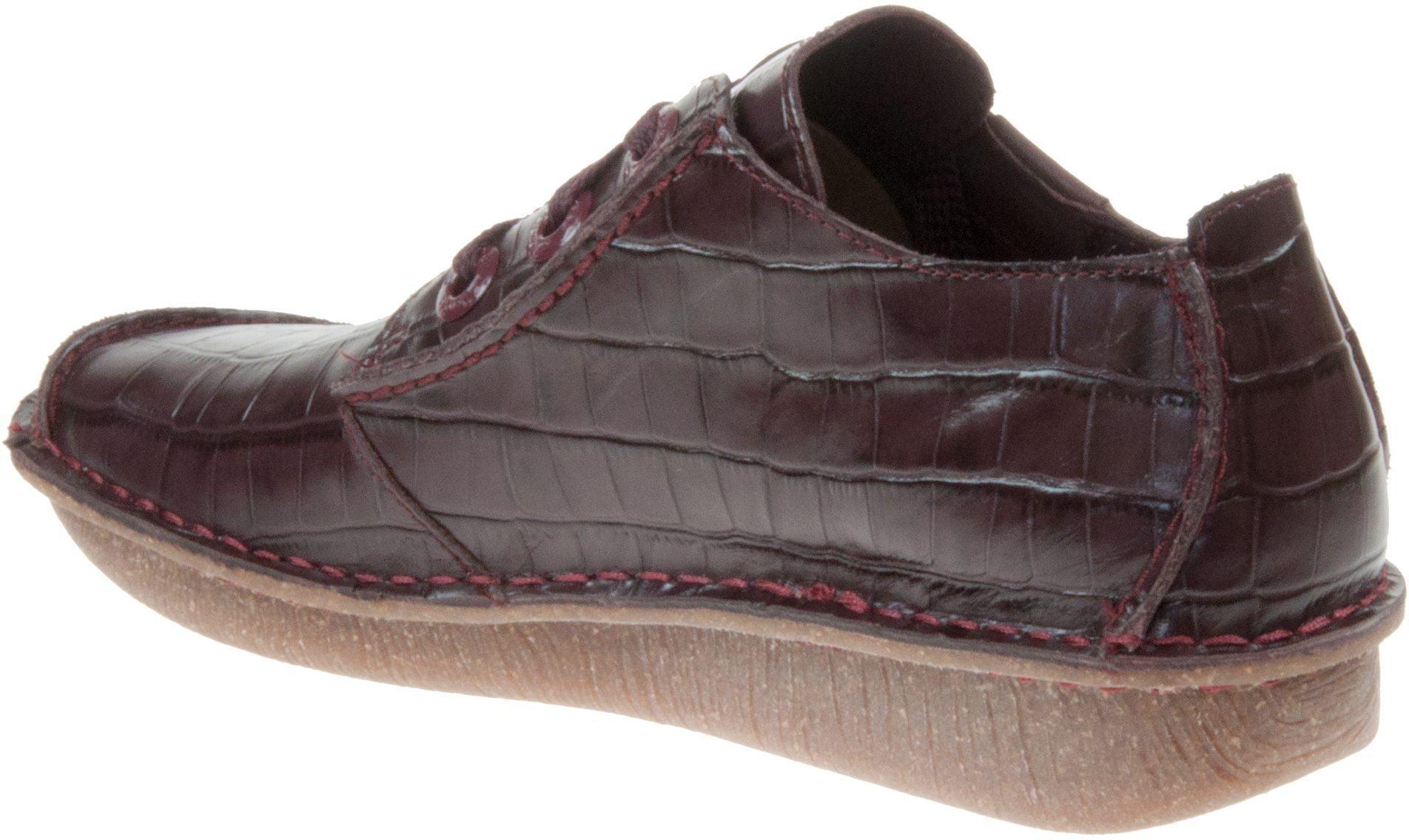 Clarks Funny Dream Burgundy 26151068 - Everyday Shoes - Humphries Shoes