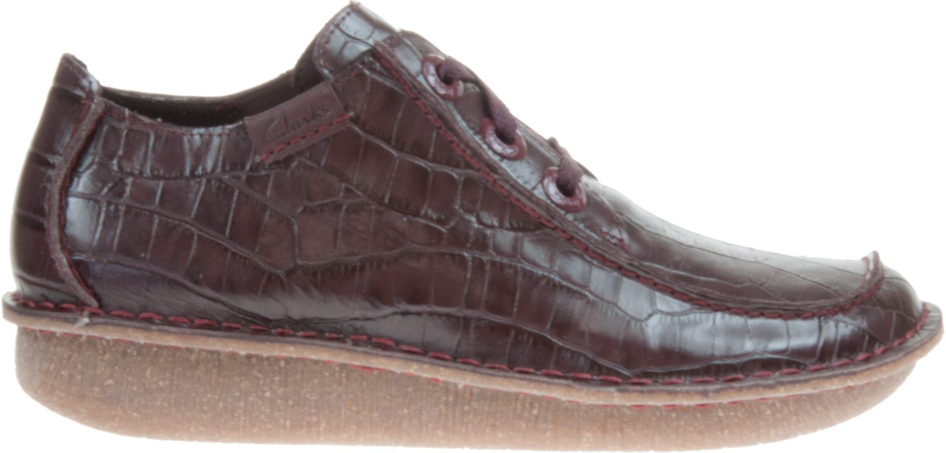 Clarks Funny Dream Burgundy 26151068 - Everyday Shoes - Humphries Shoes