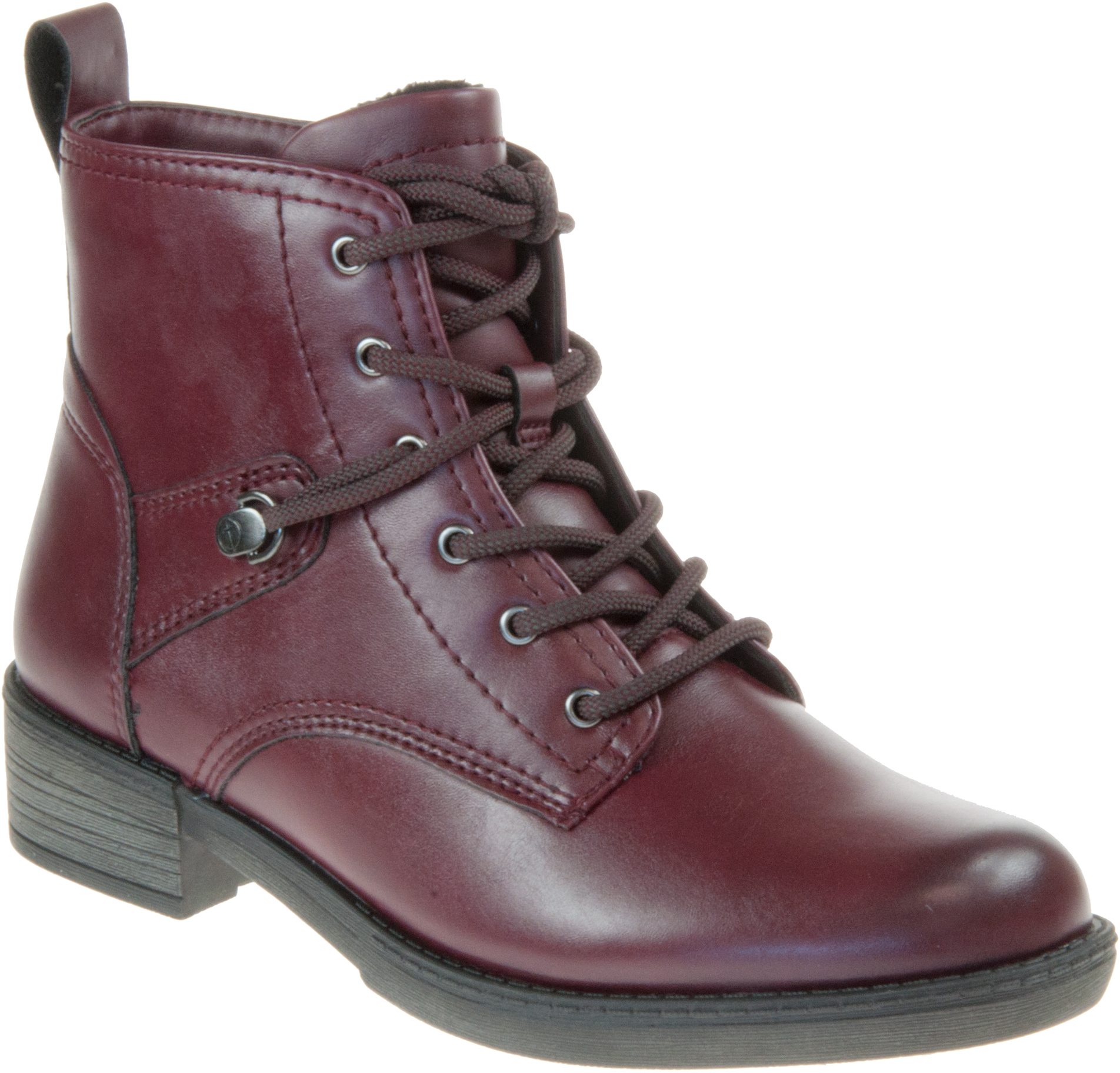 Tamaris 25116-25 Wine 25116-25 558 - Ankle Boots - Humphries Shoes
