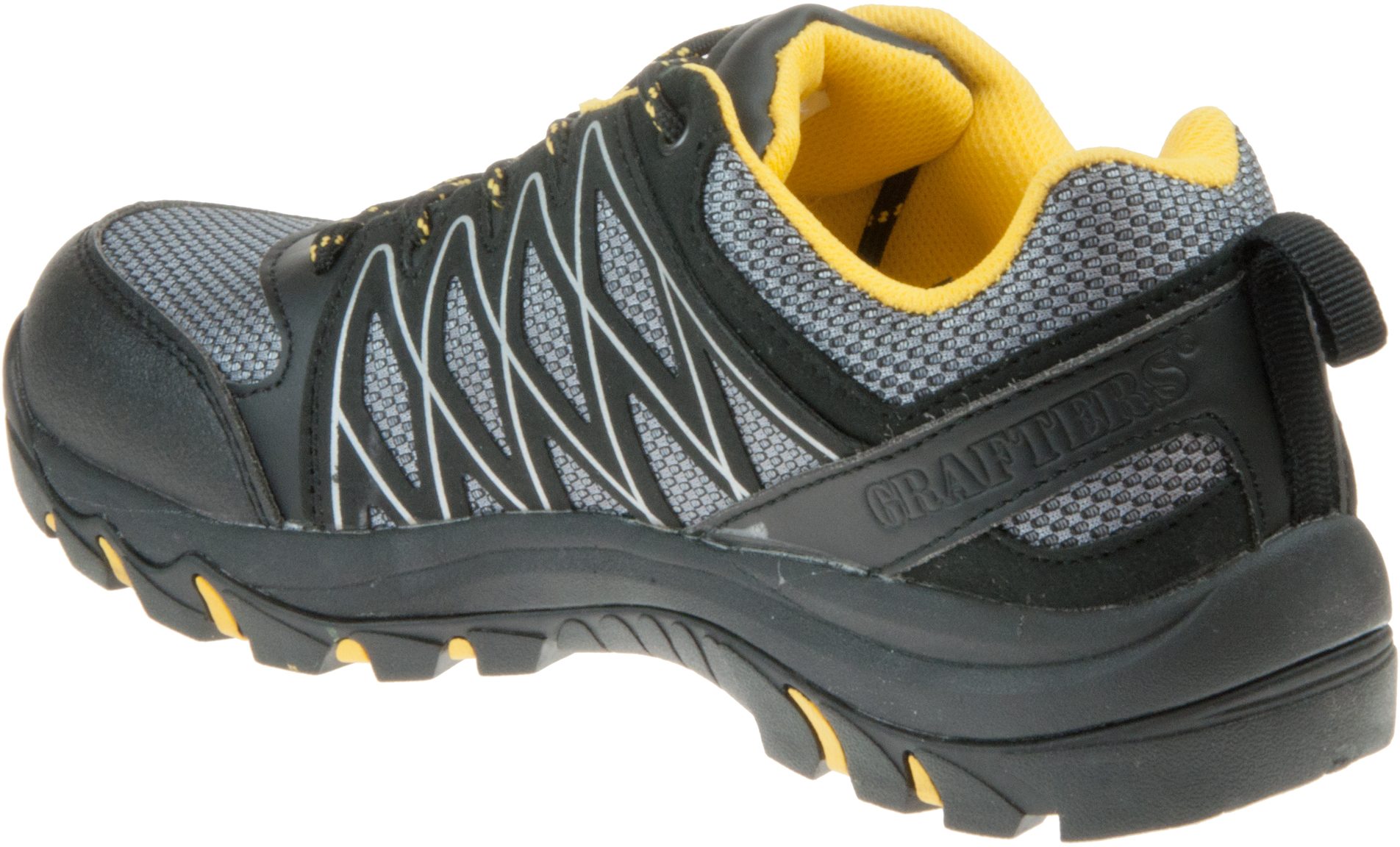 Grafters M065 Grey / Black / Yellow M065F - Casual Shoes - Humphries Shoes
