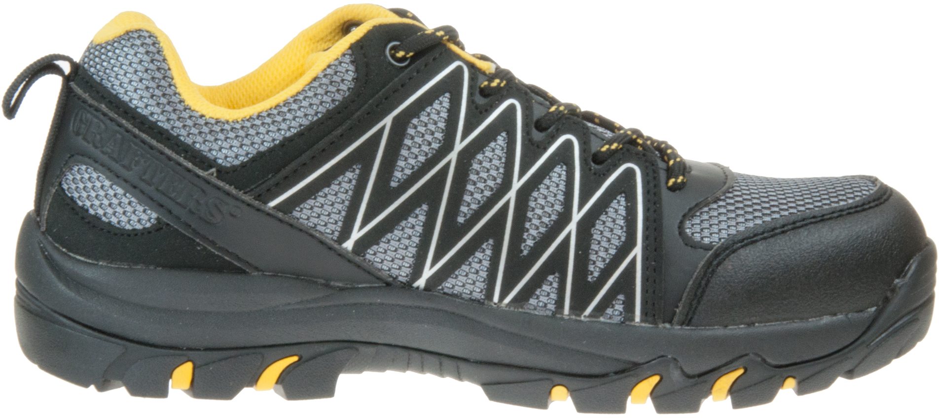 Grafters M065 Grey / Black / Yellow M065F - Casual Shoes - Humphries Shoes