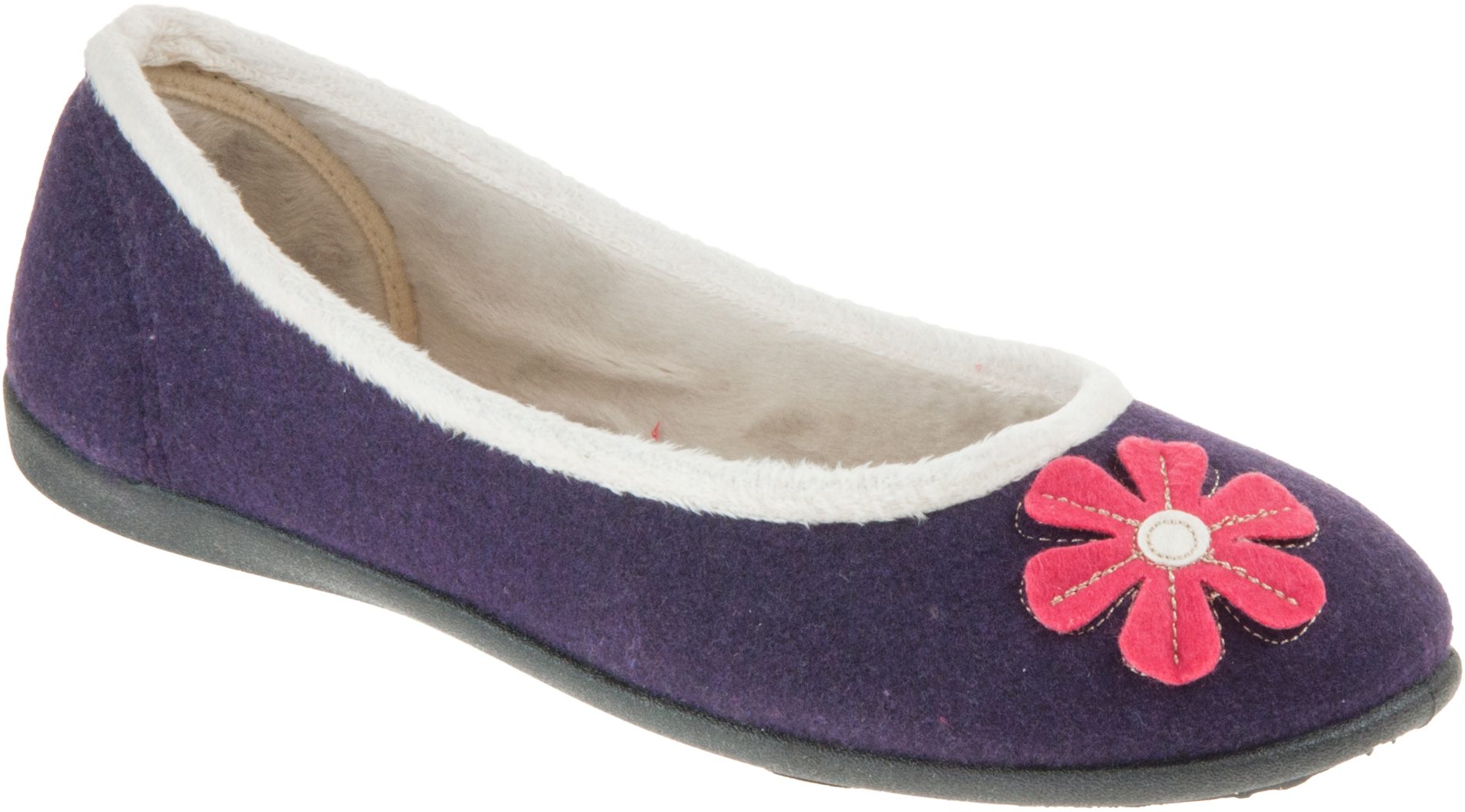 Padders Happy Purple 464/95 - Ballerina Slippers - Humphries Shoes