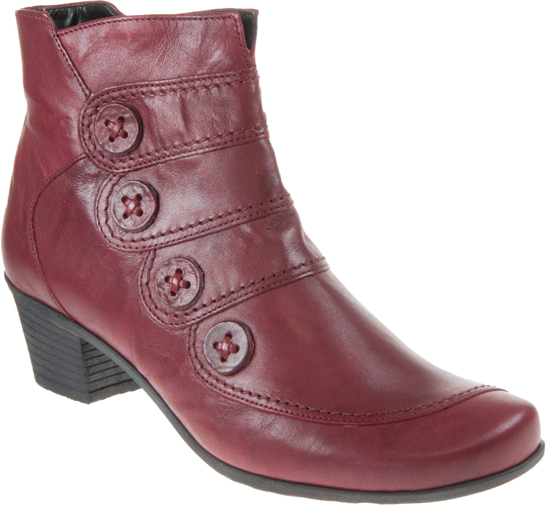 Gabor Georgie Dark Red 54.691.55 - Ankle Boots - Humphries Shoes