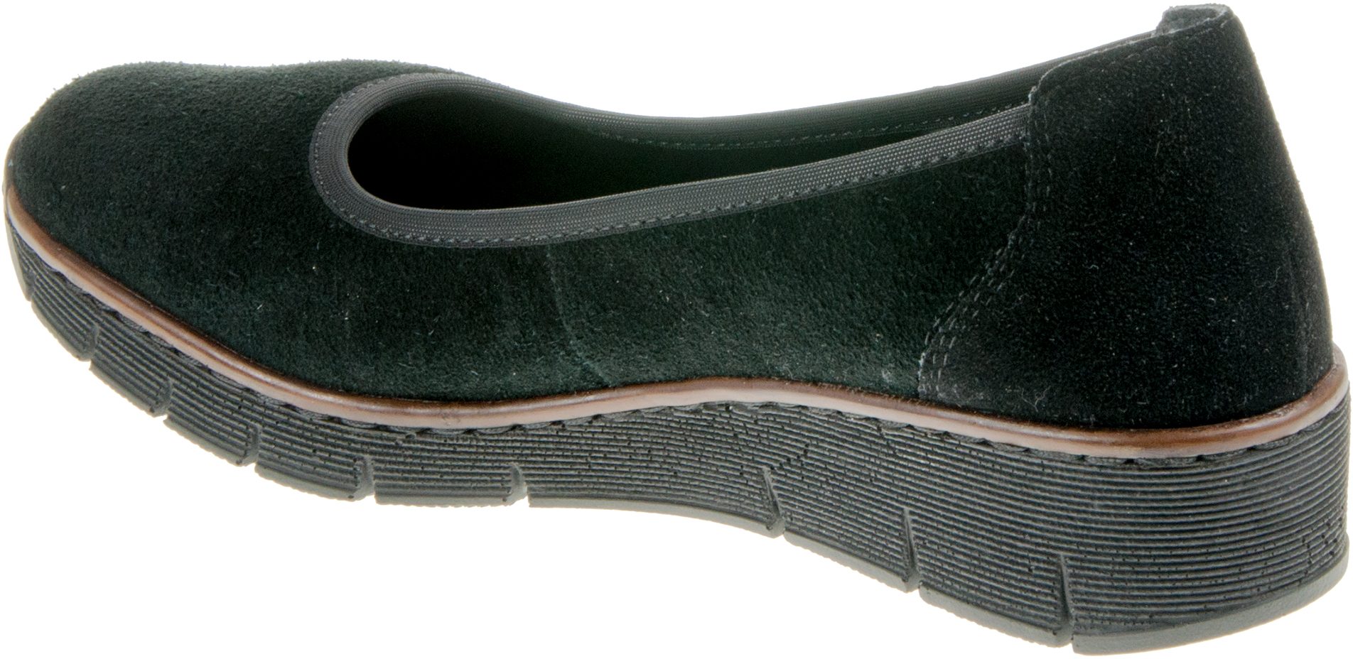 Rieker Freya Black 53770-00 - Ballerina Shoes - Humphries Shoes