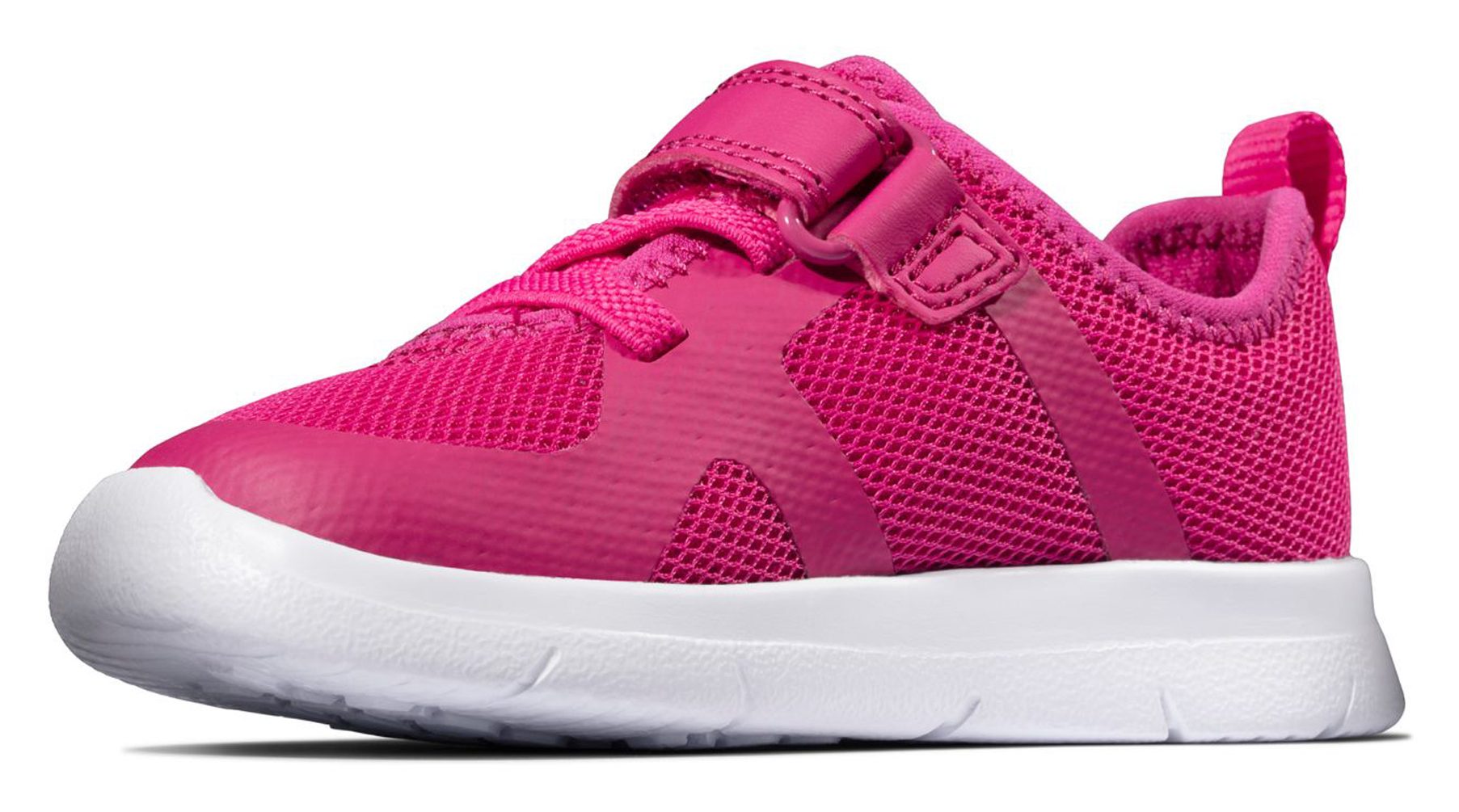 Clarks Ath Flux Toddler Raspberry 26151558 - Girls Trainers - Humphries ...