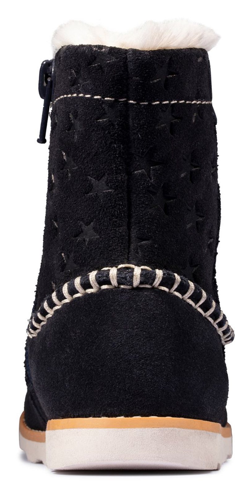 Clarks Crown Piper Toddler Navy Suede 26151578 - Girls Boots ...