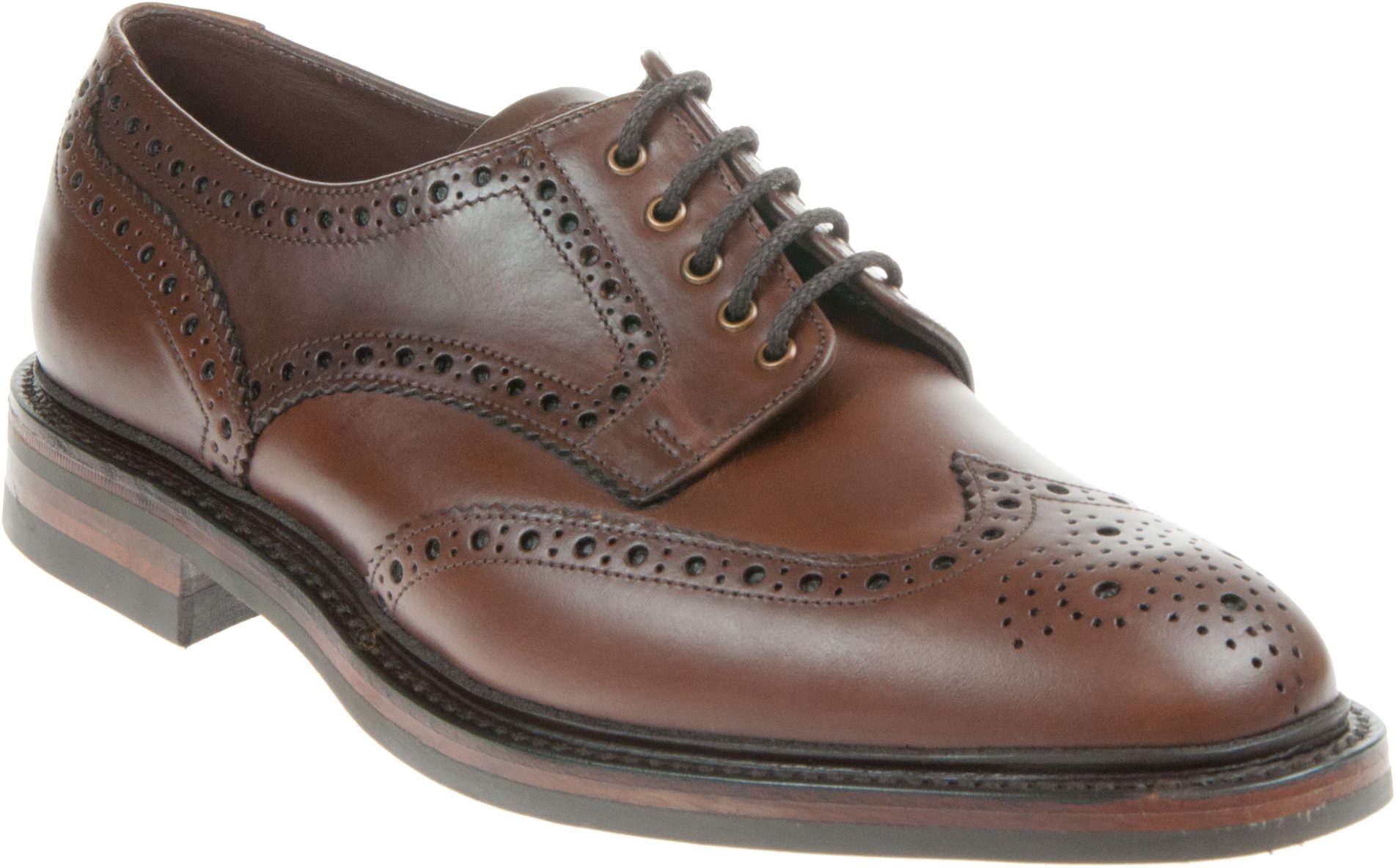 Loake Chester Dark Brown Chromexcel Leather - Formal Shoes - Humphries ...