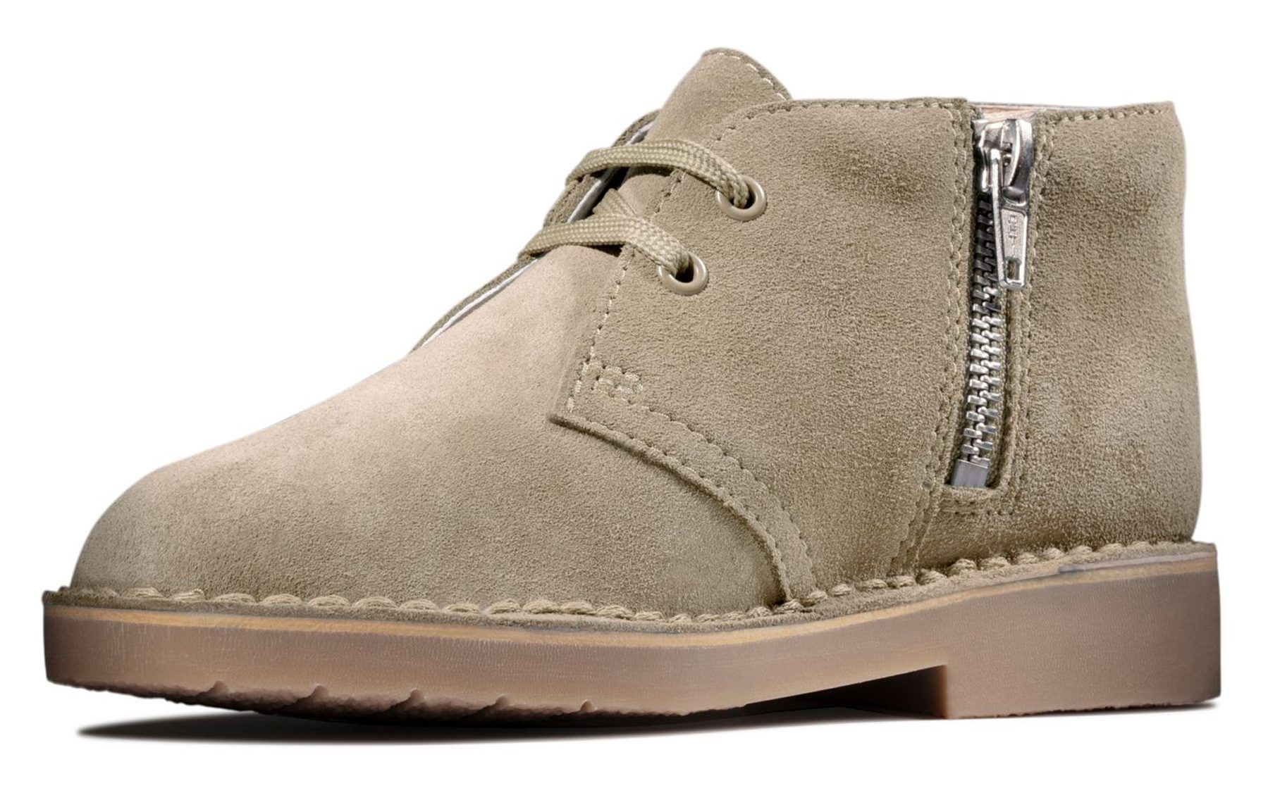 Clarks Desert Boot 2 Kid Sand Suede 26156205 - Boys Boots - Humphries Shoes