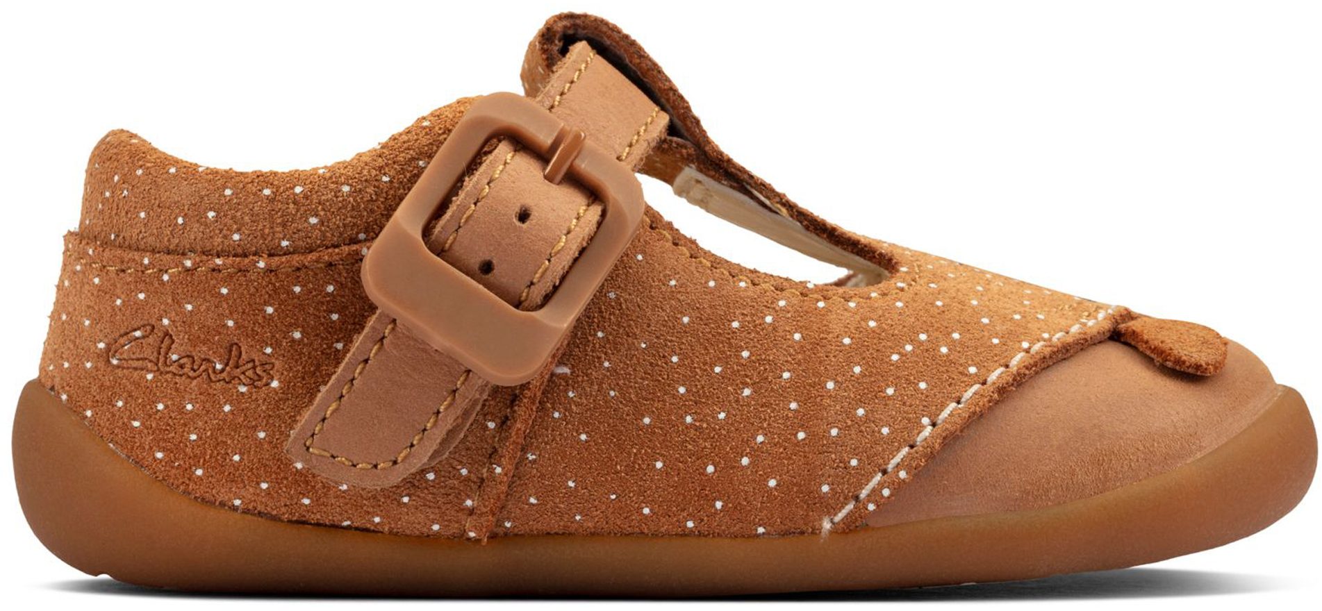 Clarks Roamer Cub Toddler Tan Suede 26157692 - Girls Shoes - Humphries ...