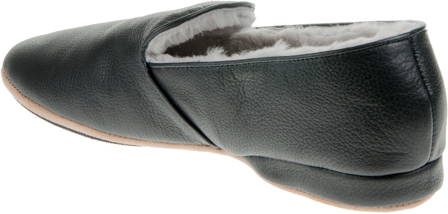 Draper of Glastonbury Albert Black 22634 - Full Slippers - Humphries Shoes