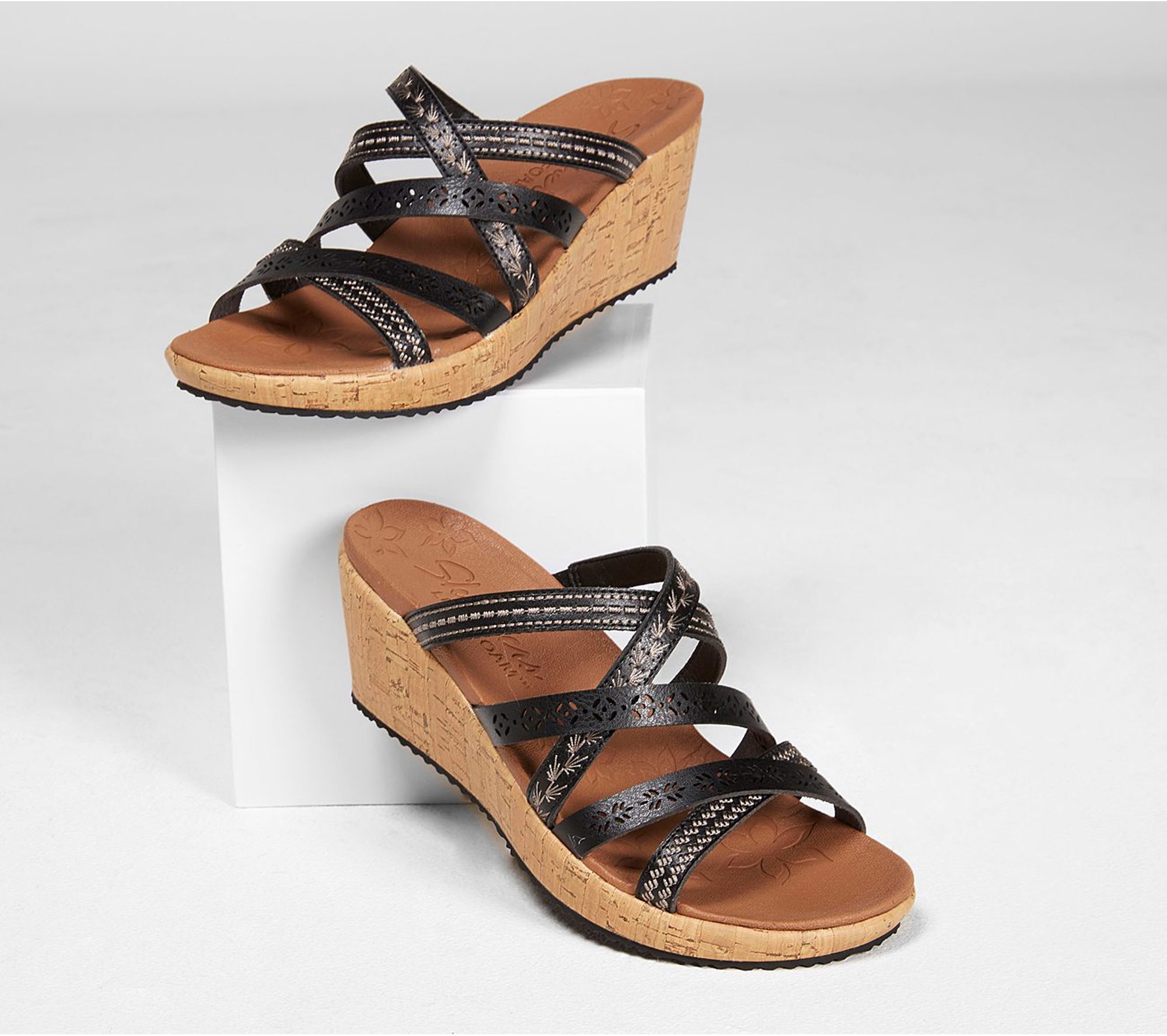 Skechers Beverlee - Tiger Posse Sandal Black 31714 BLK - Mule Sandals ...