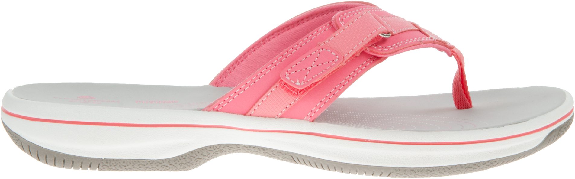 Clarks Brinkley Sea Bright Pink Synthetic 26158575 - Toe Post Sandals ...