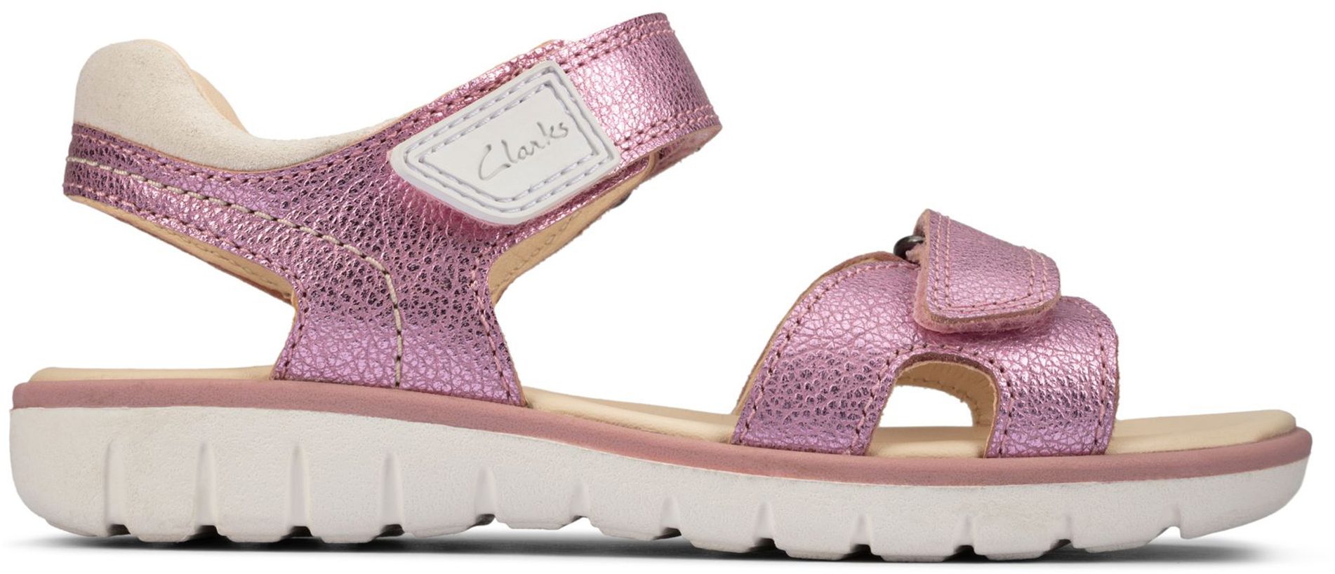 Clarks Roam Surf Youth Light Pink Leather 26158062 - Girls Sandals ...