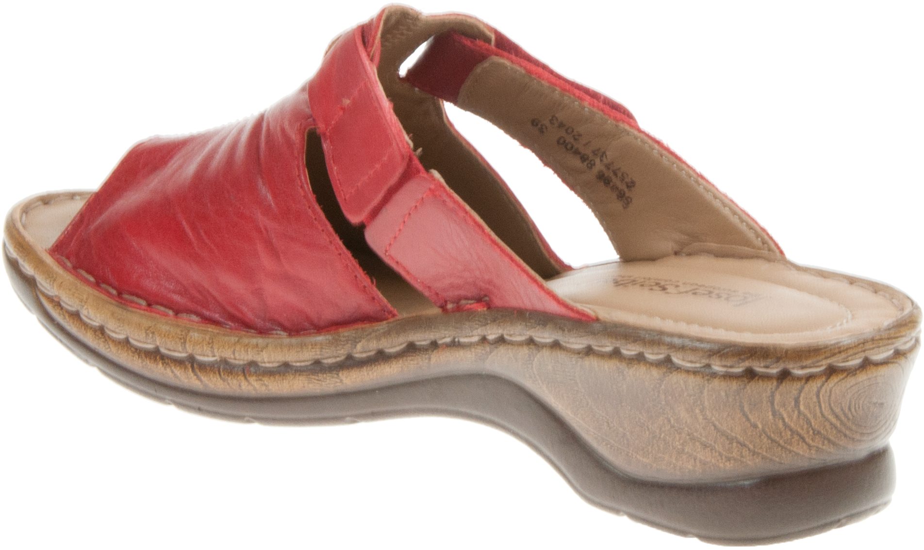 Josef Seibel Catalonia 32 Red 56496 88 400 - Mule Sandals - Humphries Shoes