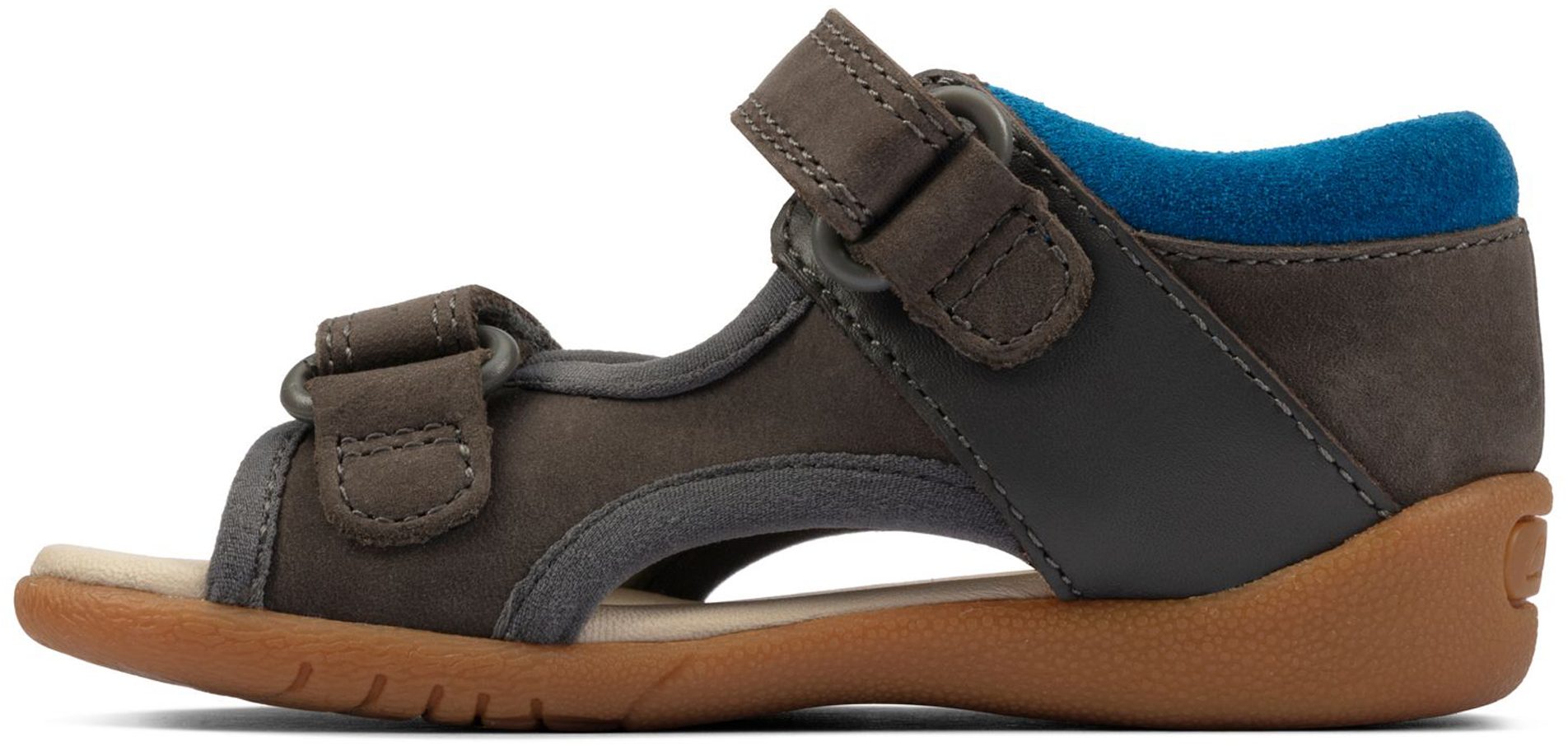 Clarks Zora Spirit Toddler Grey Leather 26156361 - First Walkers ...