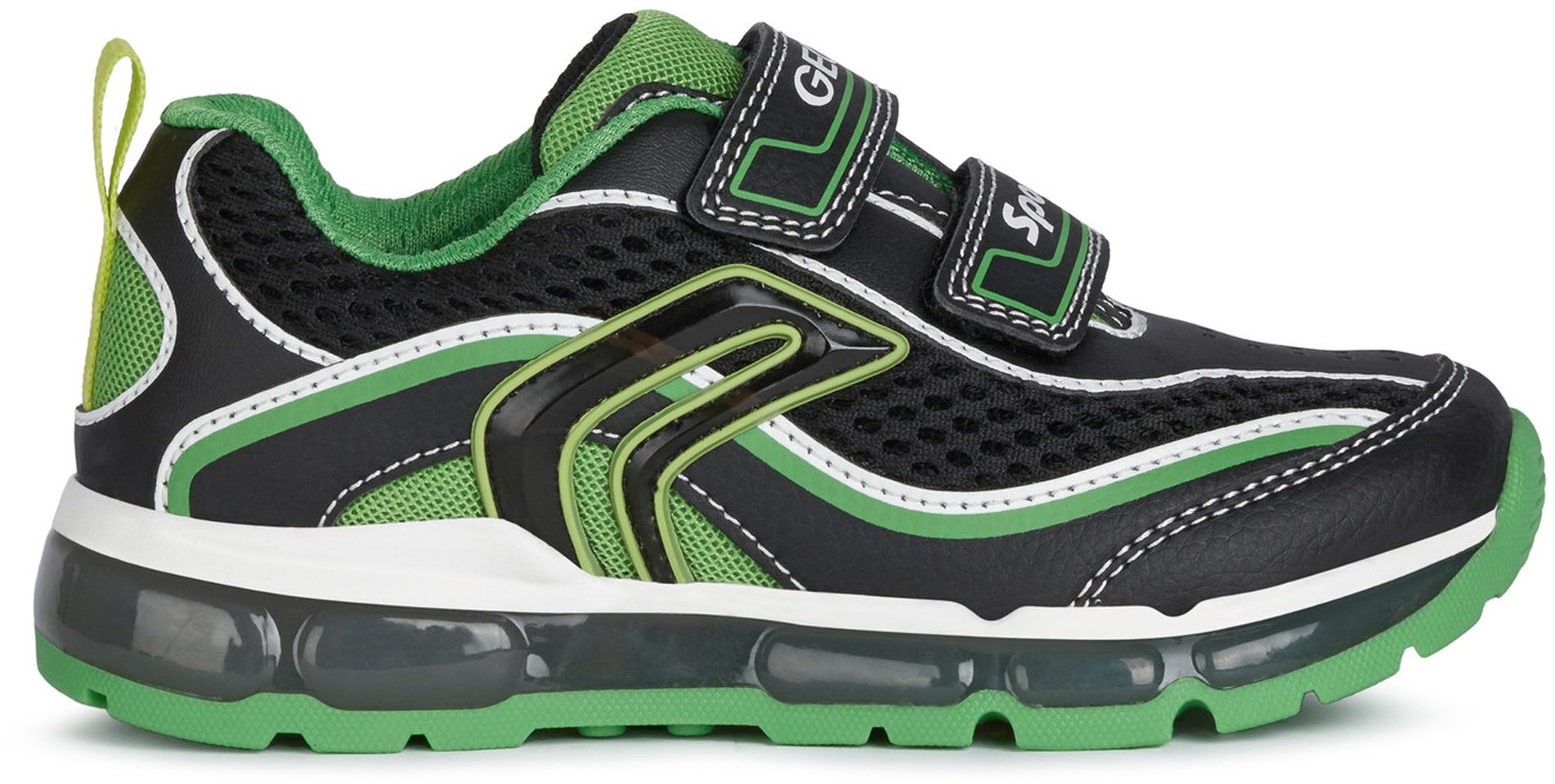 Geox JR Android Black / Green J0244C 014BU C0016 - Boys Trainers ...