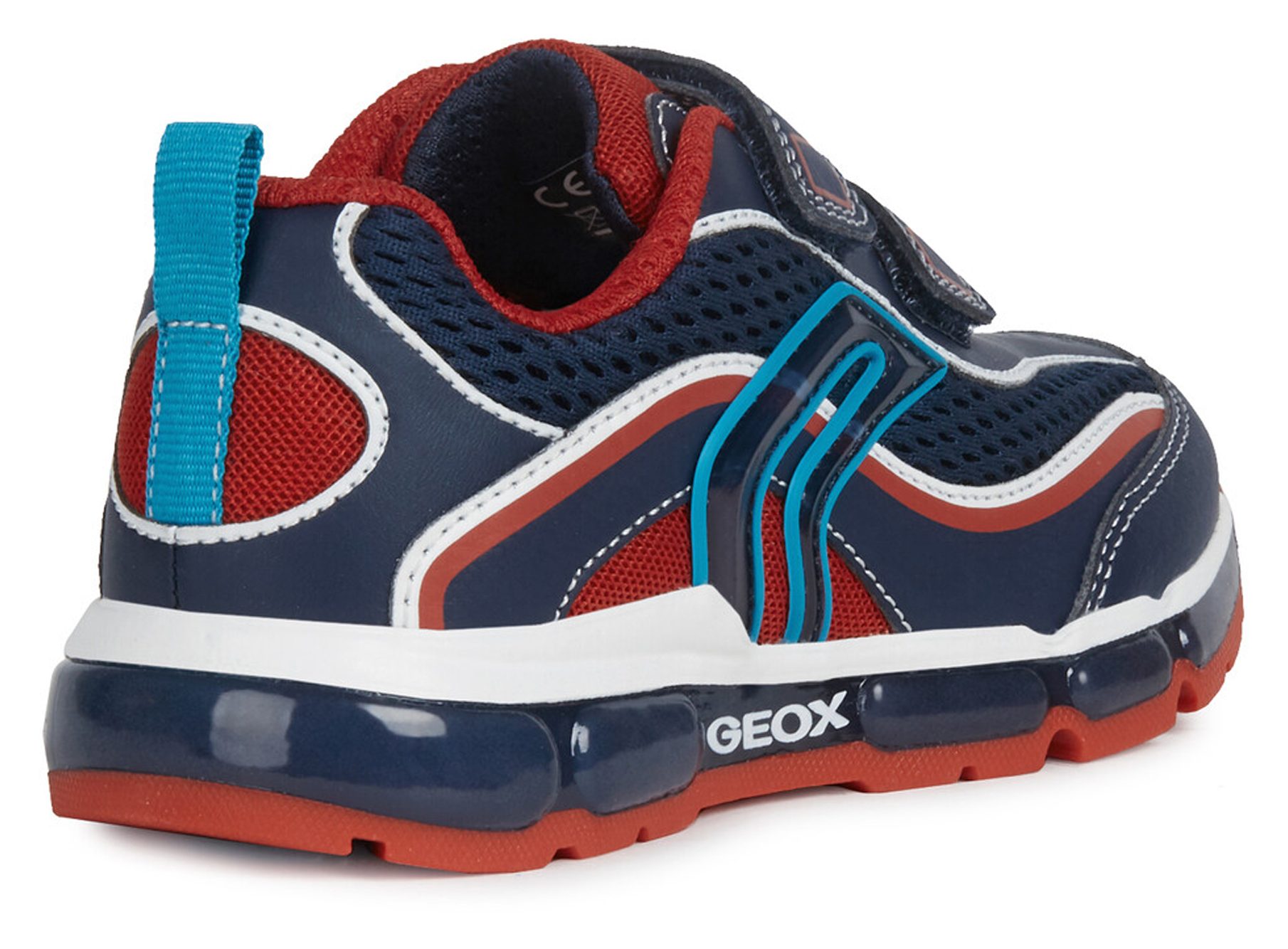 Geox JR Android Navy / Red J0244C 014BU C0735 - Boys Trainers ...
