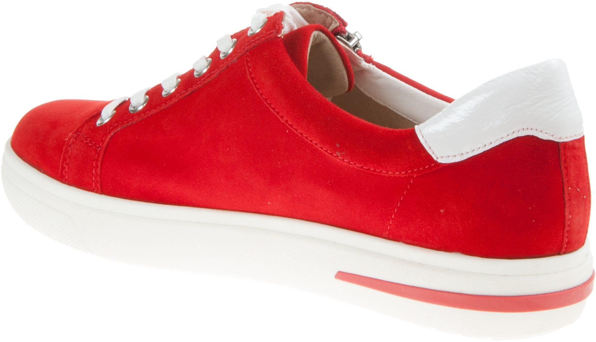 Caprice 23753-26 Red Suede 23753-26 524 - Everyday Shoes - Humphries Shoes