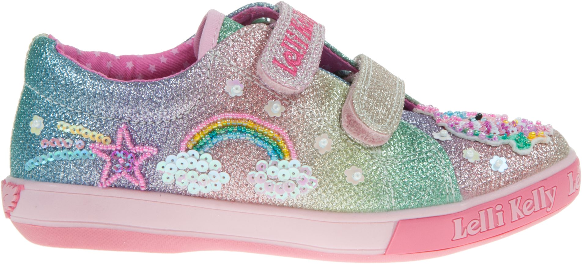 Lelli Kelly Treasure Shoe Multi Glitter LK7077 - Girls Shoes ...