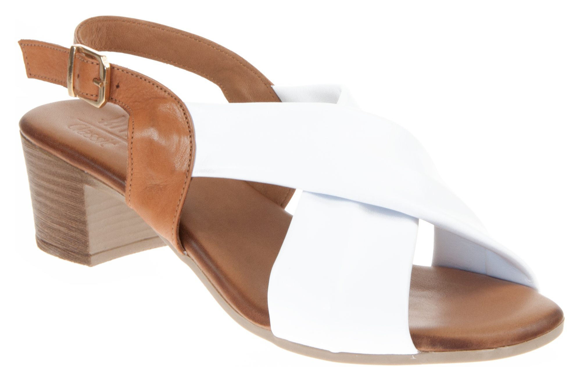Riva Tule White - Evening Sandals - Humphries Shoes