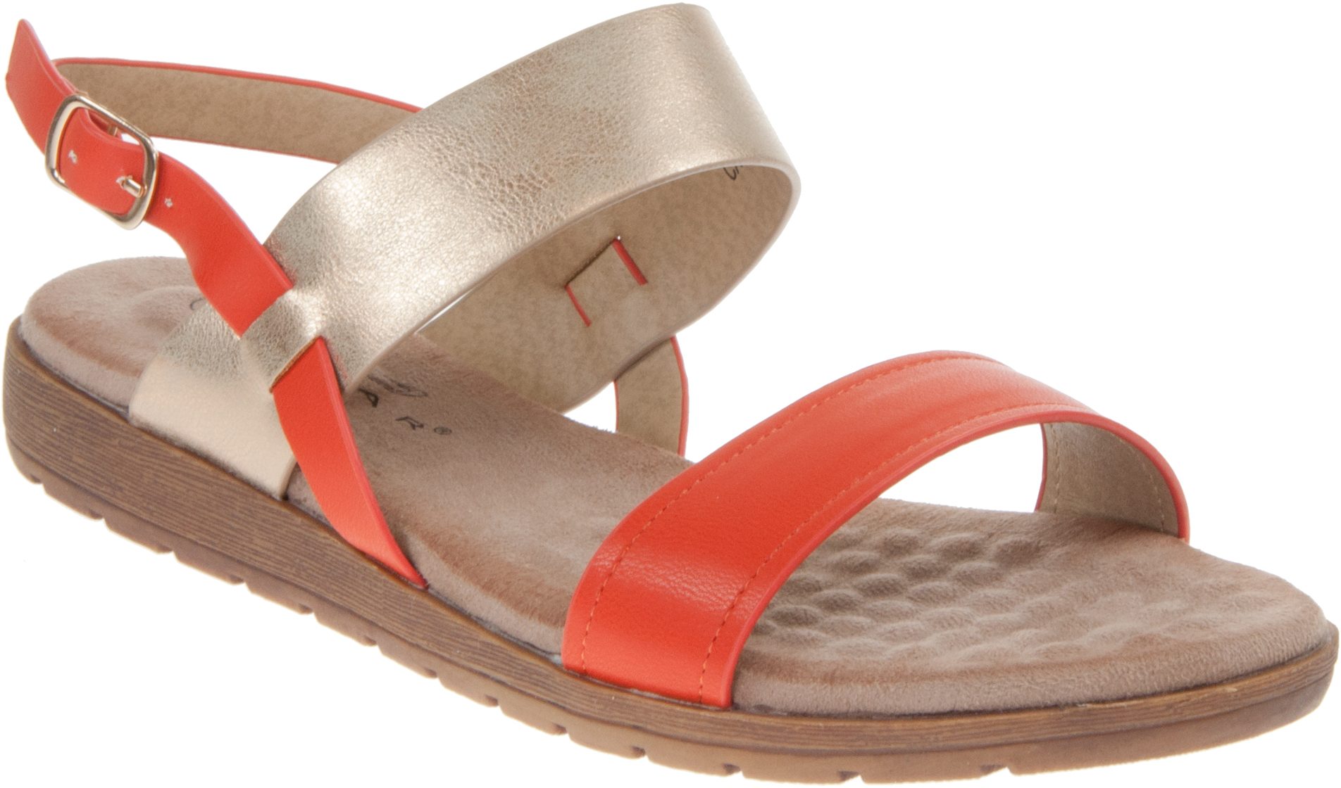 Lunar California Orange JLH239 OR - Full Sandals - Humphries Shoes