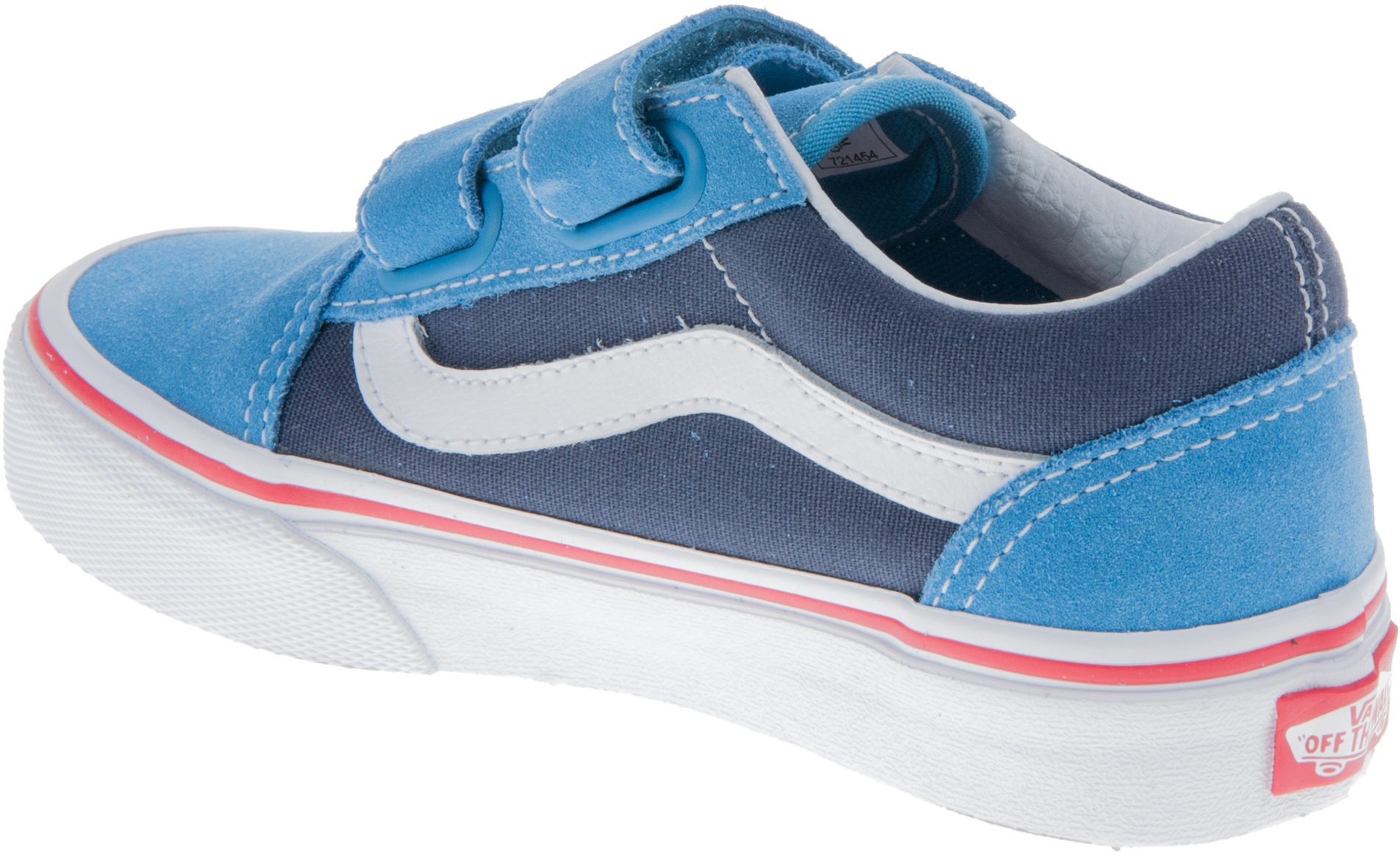 Vans Kids Old Skool Velcro Cendre Blue / Night VN0A38HDMMR - Boys ...