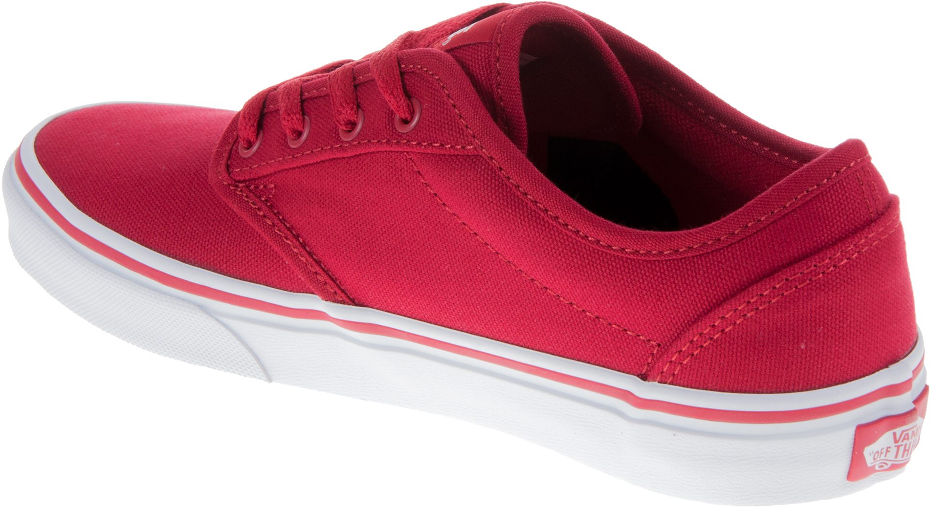 Vans Kids Atwood Red / White VN000 ZNR5GH - Boys Canvas Styles ...
