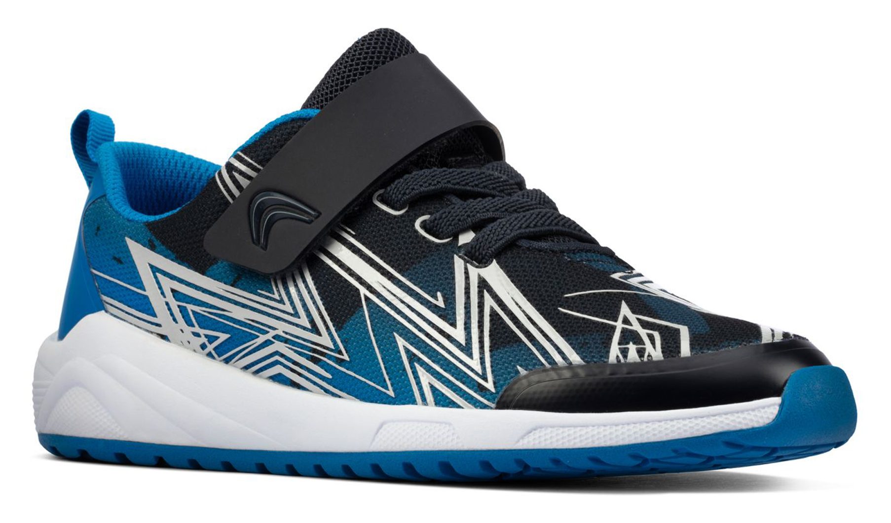 Clarks Aeon Pace Kid Navy Combi 26163242 - Boys Trainers - Humphries Shoes