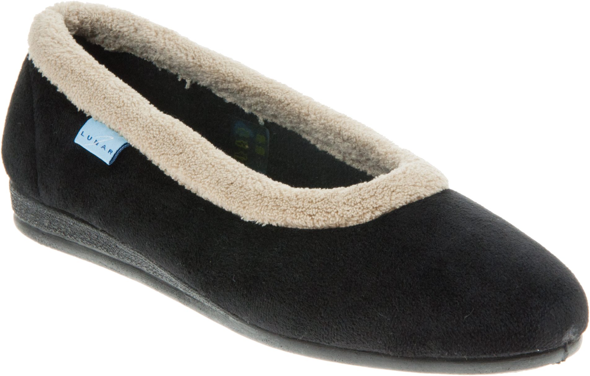 Lunar Mabel Black KLA123 BK - Ballerina Slippers - Humphries Shoes