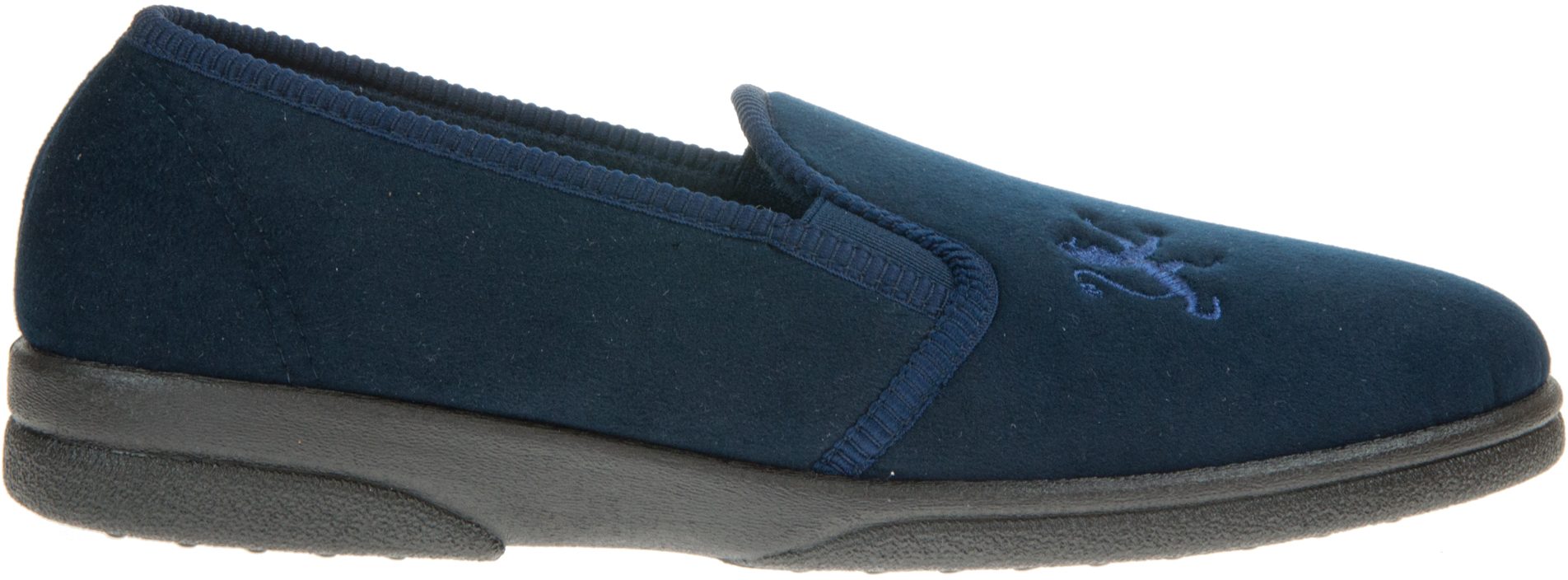 Sleepers Frazer Navy Blue MS424C - Full Slippers - Humphries Shoes