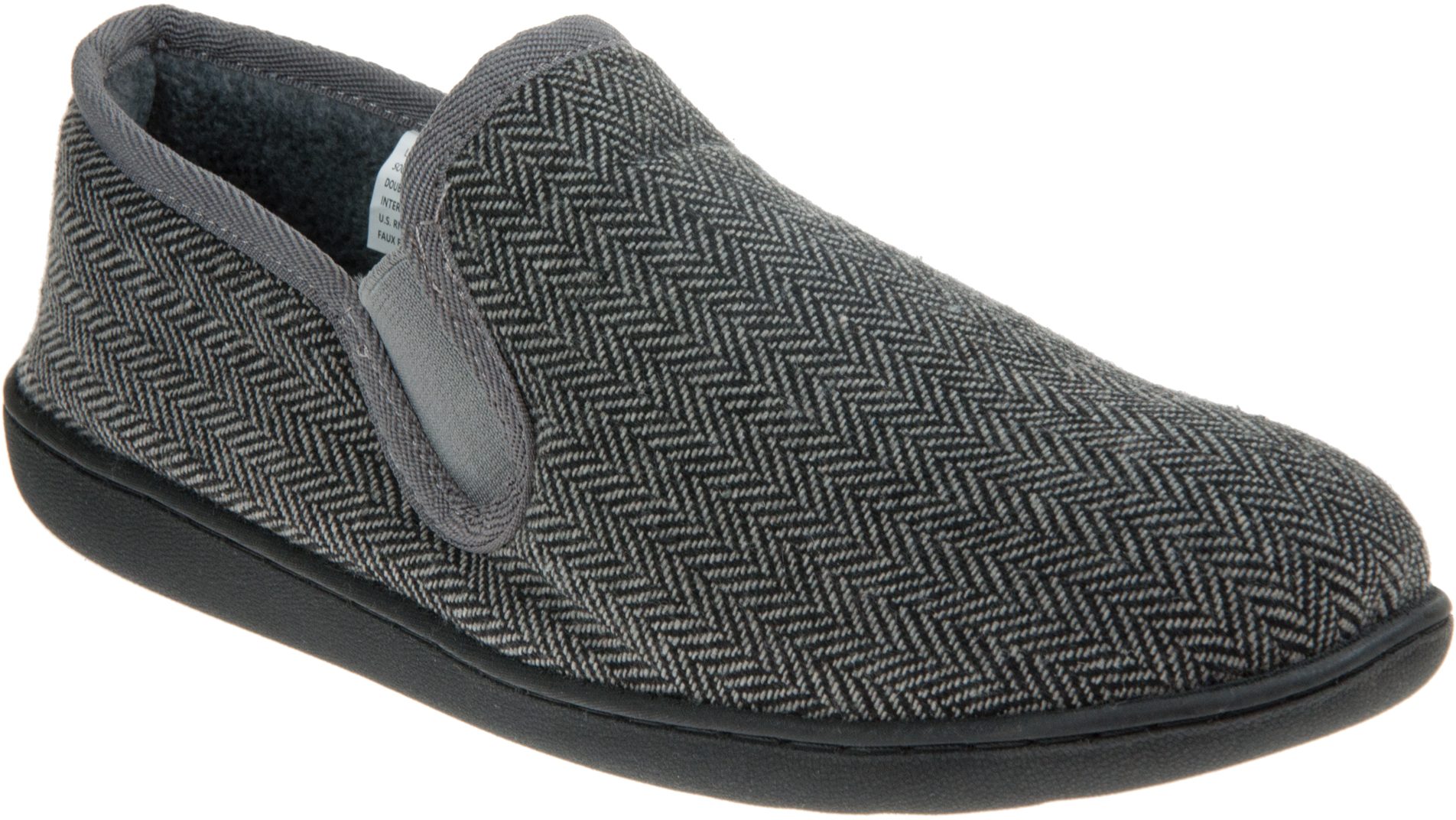 Clarks King Ease Dark Grey Interest 26164348 - Full Slippers ...