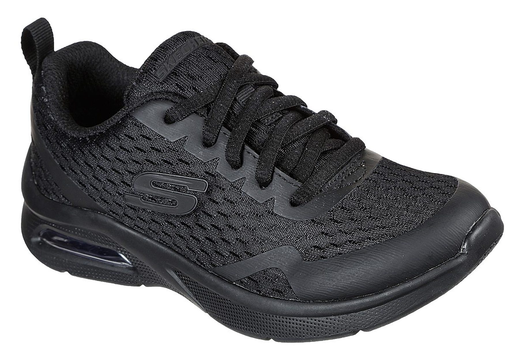 Skechers Microspec Max Black 403774L BBK - Boys Trainers - Humphries Shoes