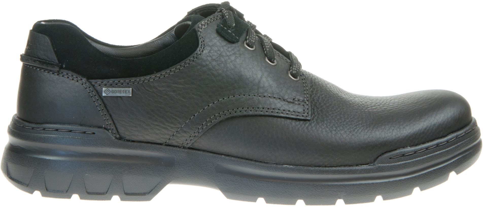 Clarks Rockie 2 Lo Gore-Tex Black Leather 26163237 - Casual Shoes ...
