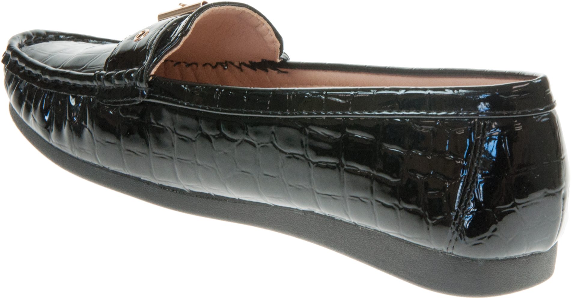 Lotus Libby Black Croc ULS245BX - Everyday Shoes - Humphries Shoes