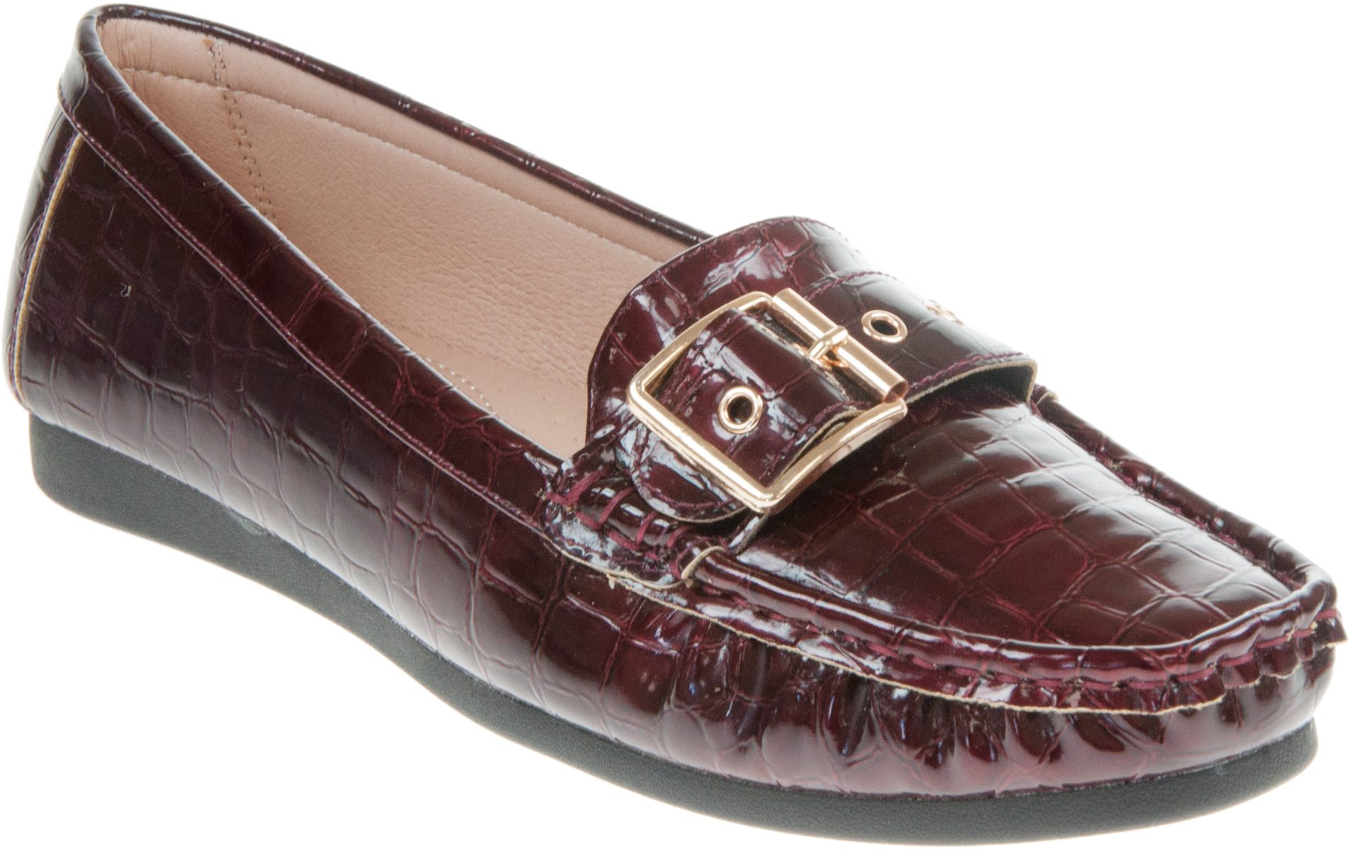 Lotus Libby Bordeaux Croc ULS245RX - Everyday Shoes - Humphries Shoes