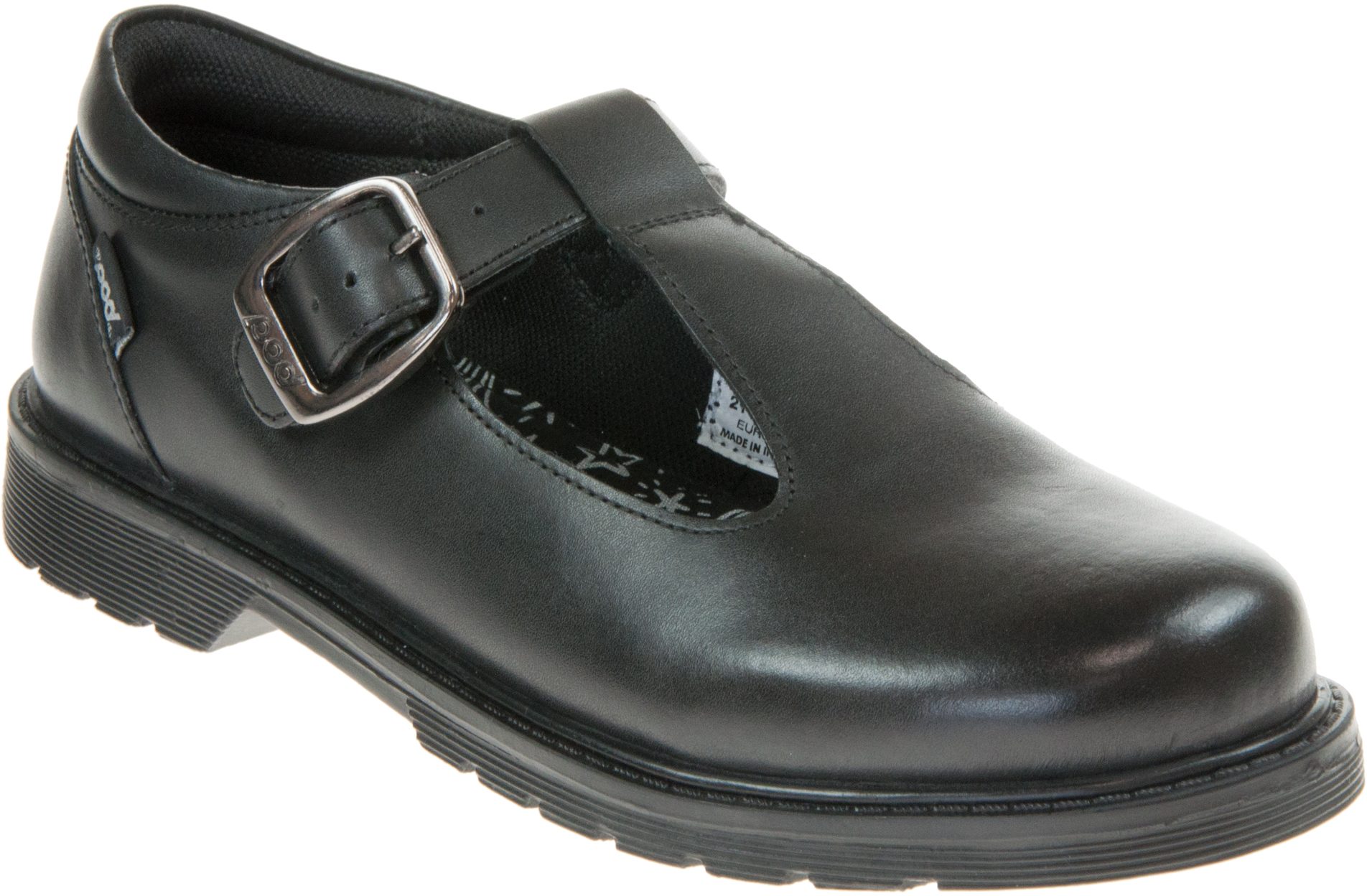 Pod Margo Black - Girls School Shoes - Humphries Shoes