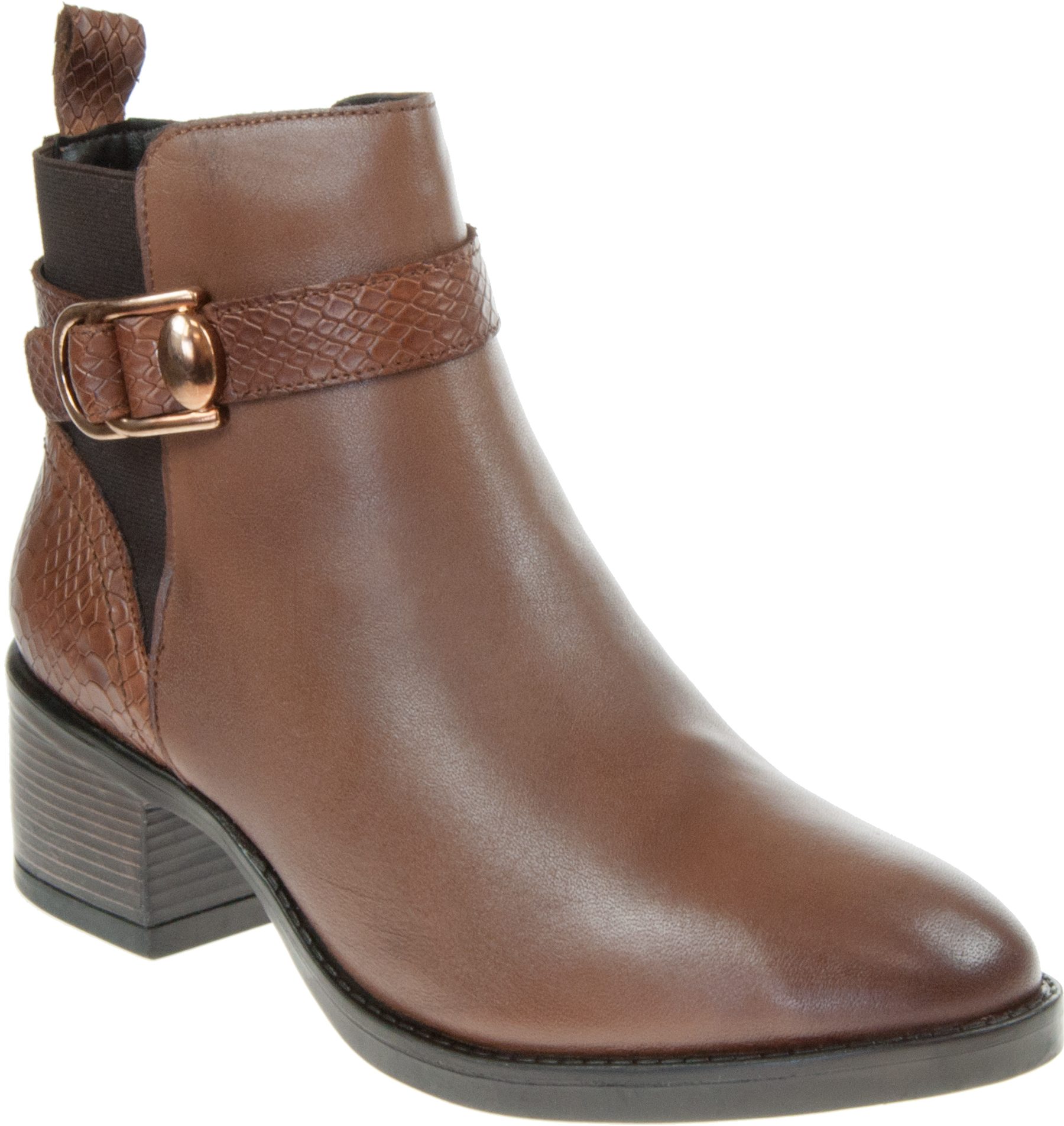 Lotus Tawny Tan / Croc ULB242LT - Ankle Boots - Humphries Shoes