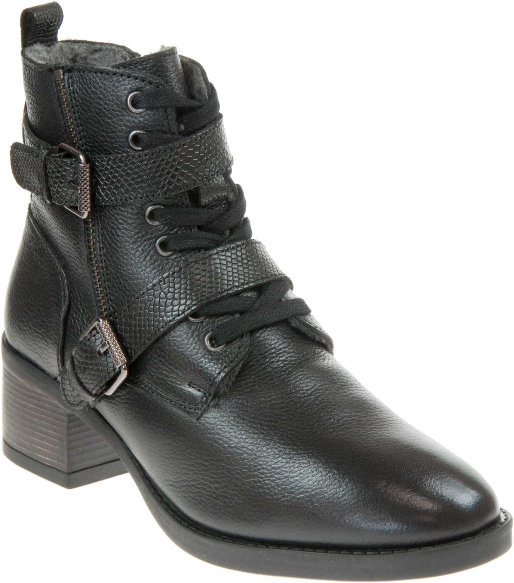 Lotus Melrose Black ULB241BB - Ankle Boots - Humphries Shoes