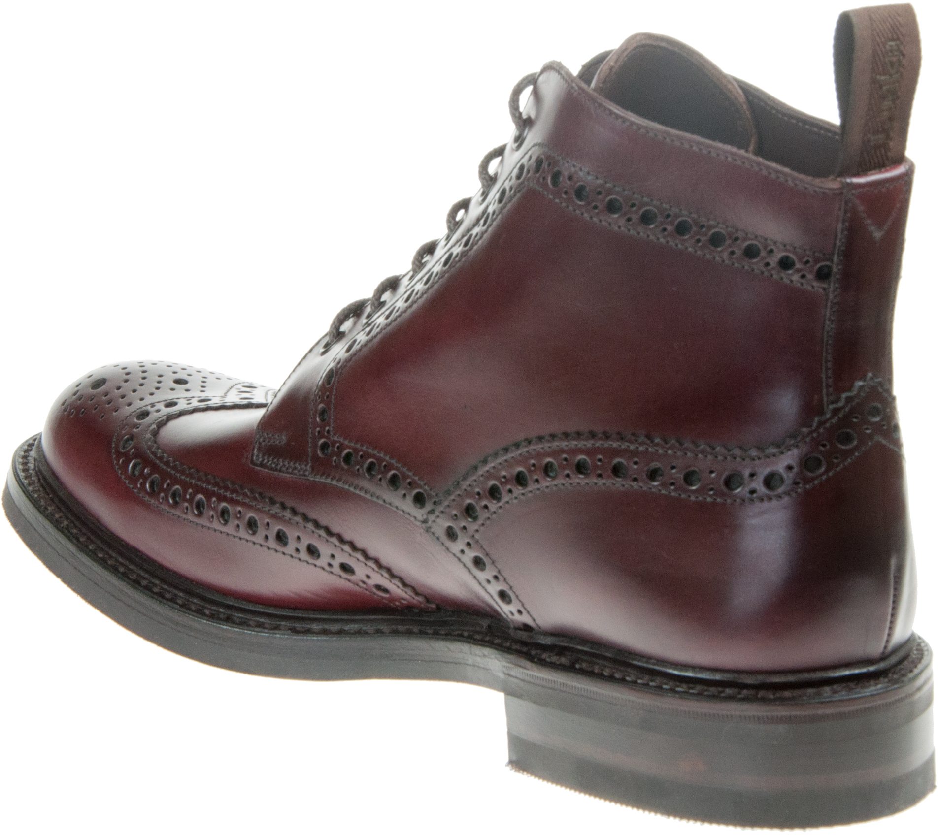 Loake Bedale Burgundy Chromexcel Leather - Formal Boots - Humphries Shoes