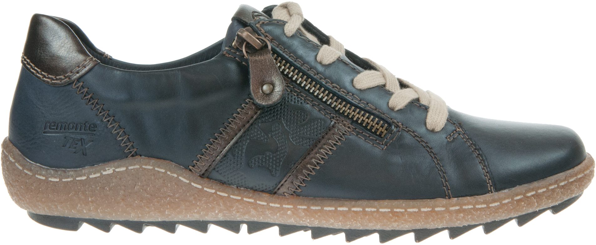 Remonte Liv Low Navy Combi R4706-14 - Everyday Shoes - Humphries Shoes